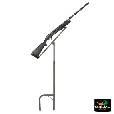 BANDED GEAR GUN STICK SWAMP MARSH SHOTGUN STAND ADJSUTABLE HOLDER | eBay
