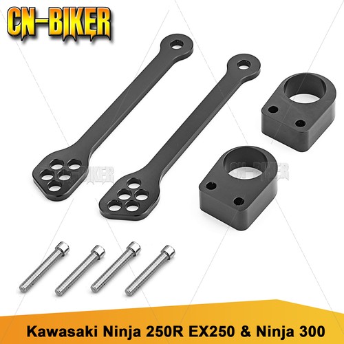 for Kawasaki Ninja EX 250R 300 Front Handlebar Risers & Rear Lowering ...