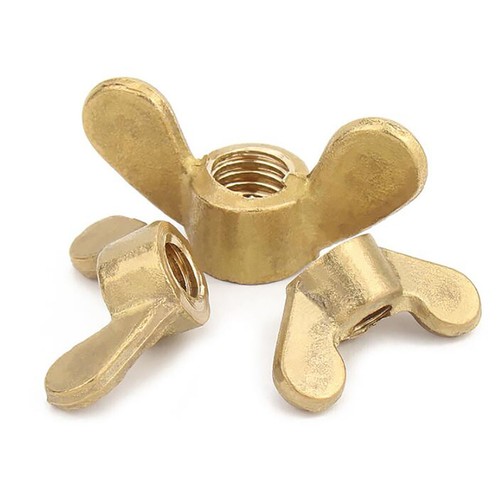 Solid Brass Thumb Wing Nuts Butterfly Nut for Screw Bolts M3 M4 M5 M6 ...