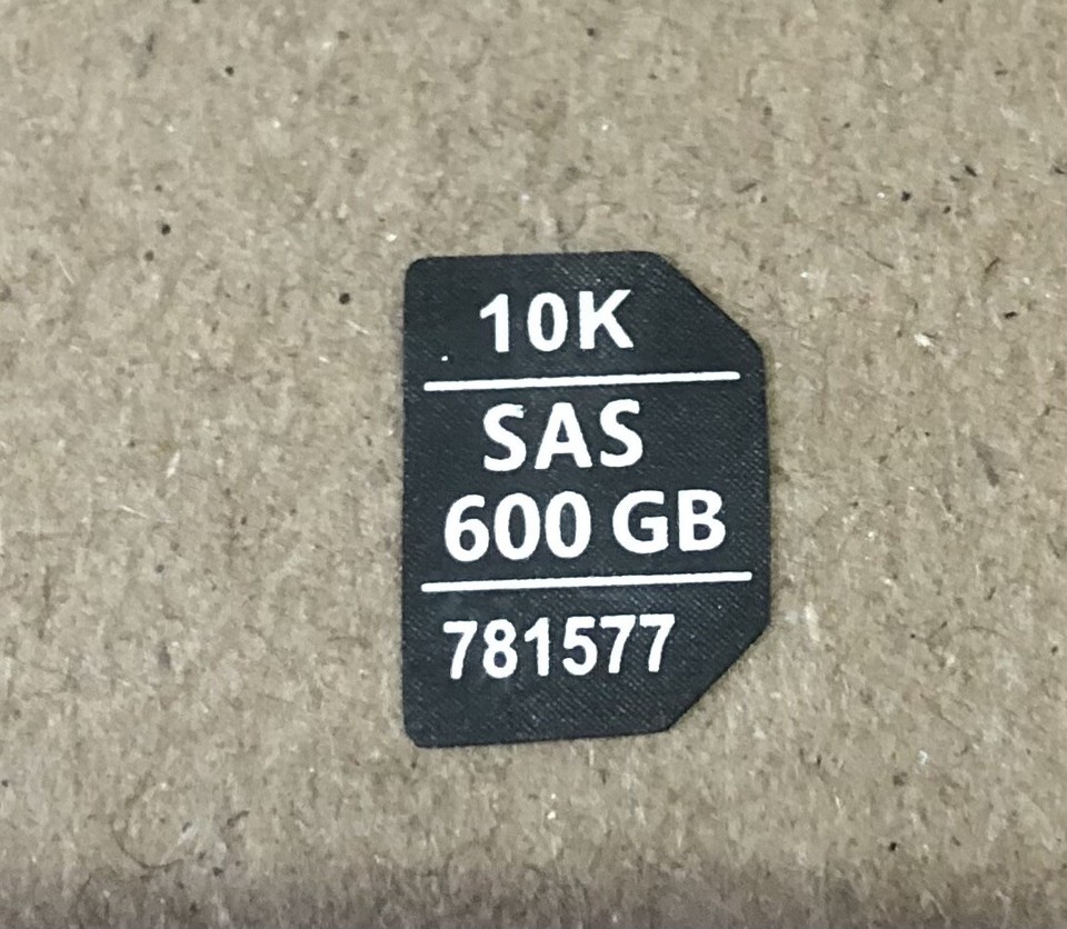 30PCS P22892 G10+plus Tray Caddy Adhesive Stickers Labels FOR HP 2.5 ...