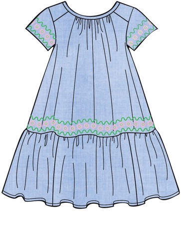 SIMPLICITY 8935 CHILD'S DRESSES Sewing Pattern Sizes 2 - 8 Years Skill ...