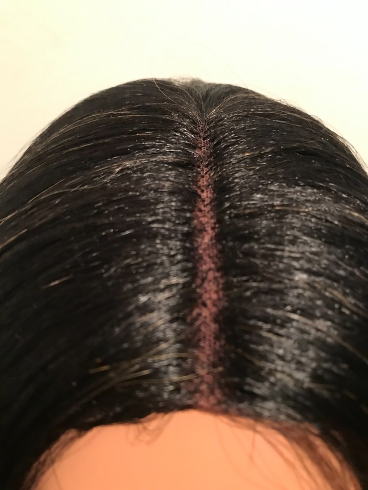 NWT Equal Luxury Long Straight Center Part Black And Auburn Lace Front ...