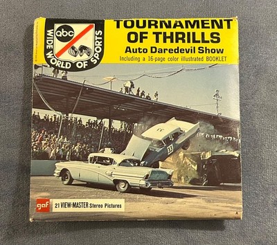 TOURNAMENT OF THRILLS AUTO DAREDEVIL SHOW VIEW MASTER B 947 1970 | eBay