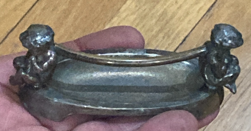 Silver Plated Silverplate Knife Rest with Cherubs Angels Meriden ...