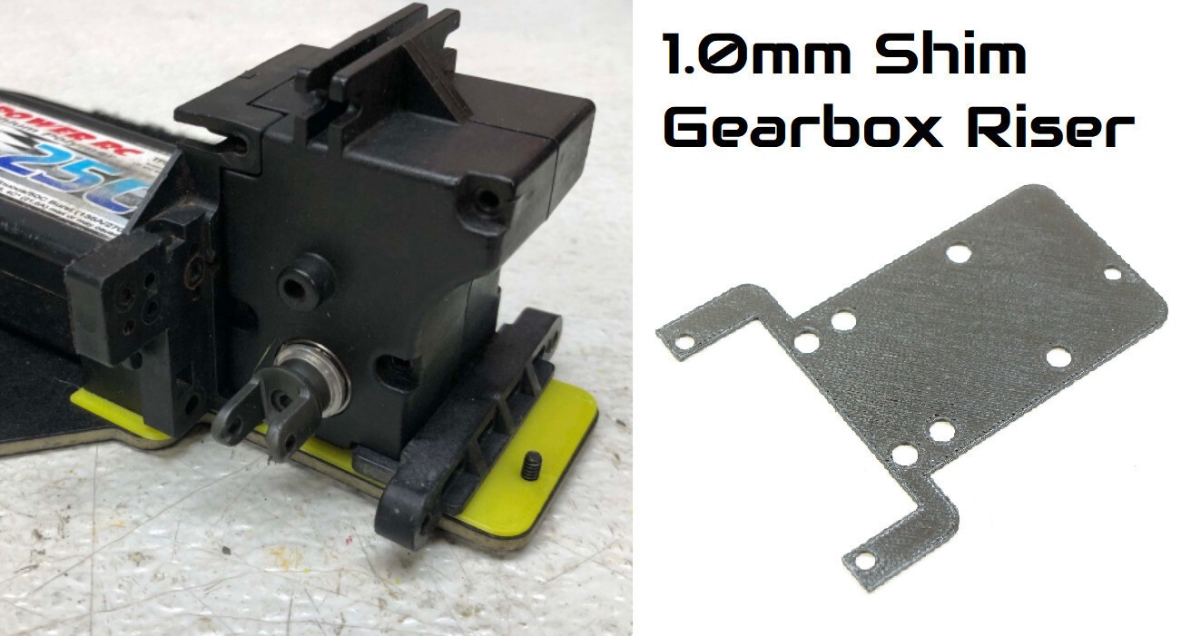 Gearbox Shim Spacer +1mm Battery Clearance Riser for Losi JRX-2, JRX-T ...