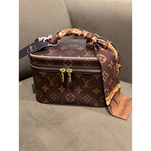 *Authentic* LOUIS VUITTON - Nice Mini Vanity Case w/LV Scarf | eBay