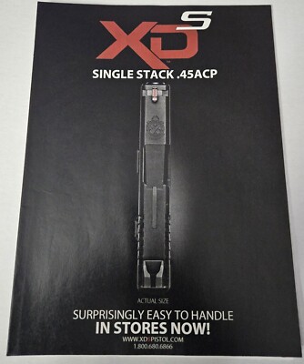 Springfield XDS American Rifleman Print Advertisement | eBay