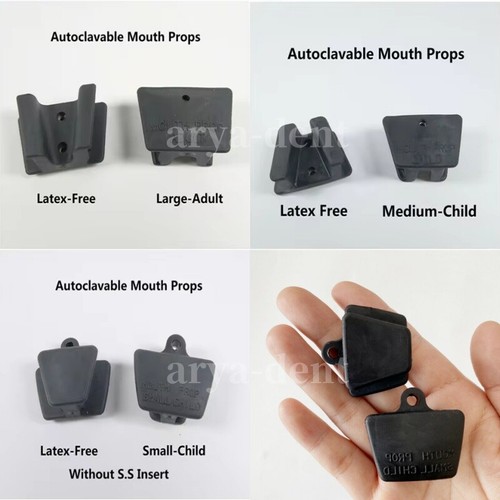 2pcs Dental Silicone Mouth Prop Bite Blocks Tongue Piercing L/M/S Adult ...