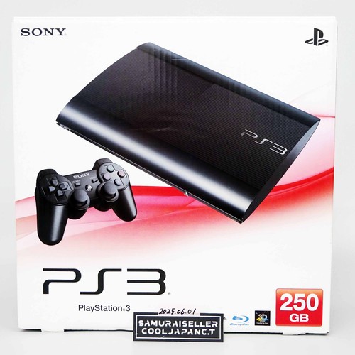 SONY PS3 PlayStation 3 250GB Charcoal Black CECH-4200B Console Japan ...
