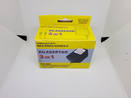 Universal 3 in 1 AC Adapter for Nintendo NES / SNES / Sega Genesis | eBay