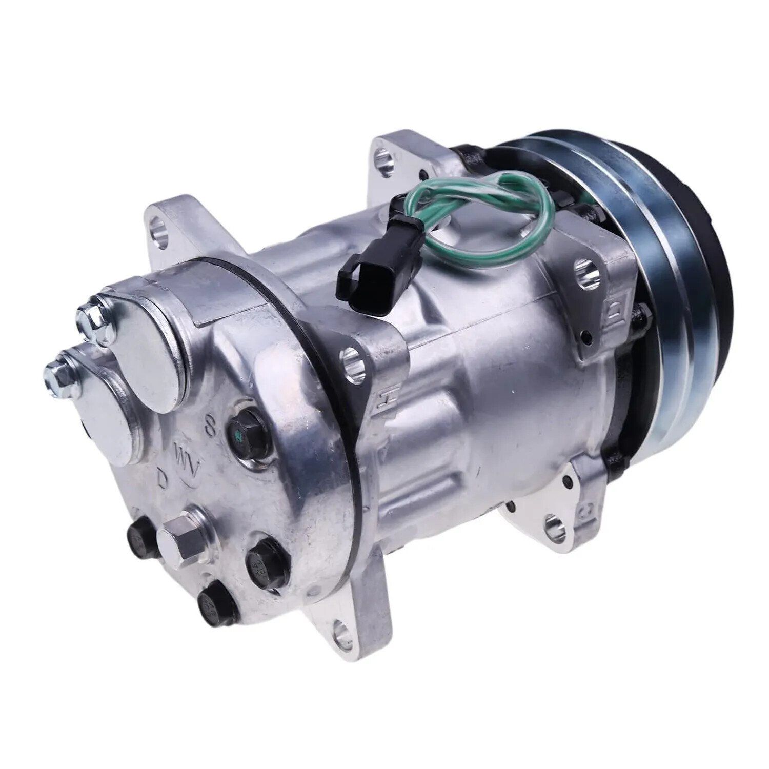 24V AC Compressor 15082742 14649606 For Volvo EC140B EC160B EC180B ...