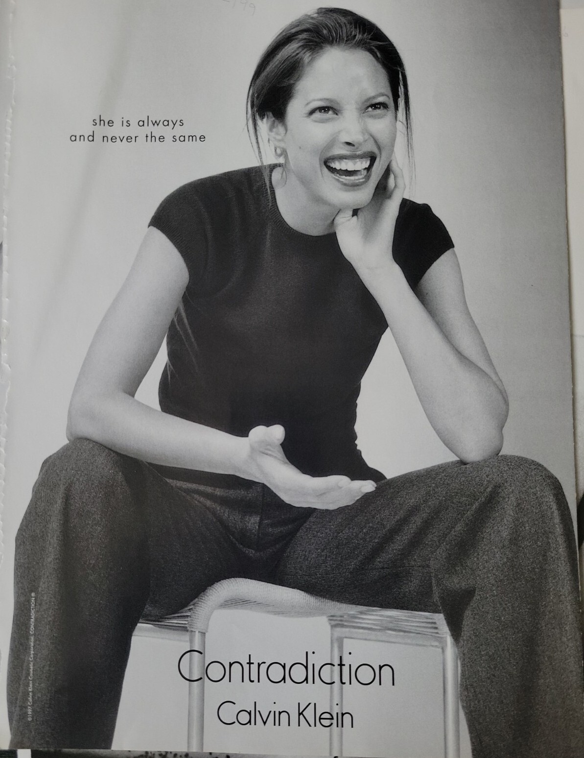 1997 Calvin Klein Contradiction She Is Always And Never The Same ...