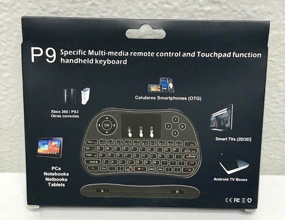P9 Wireless Mini Keyboard with Touchpad | eBay