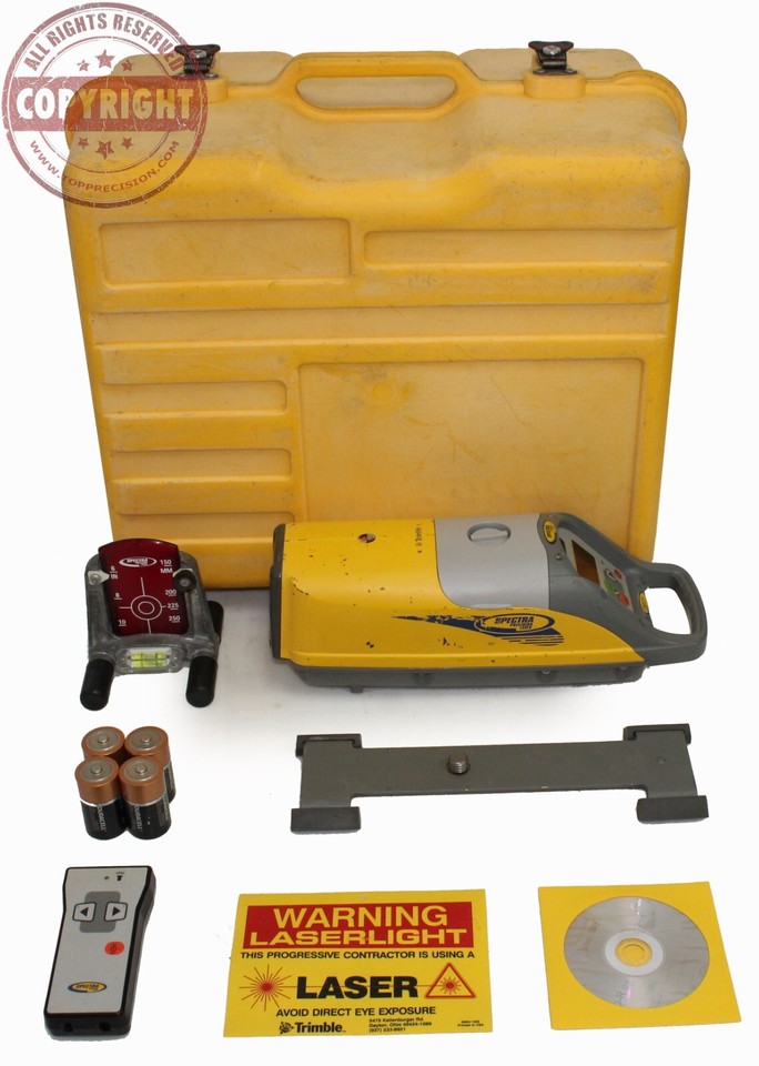 SPECTRA PRECISION DG511 PIPE LASER LEVEL,DIALGRADE,TRIMBLE,TOPCON,AGL ...