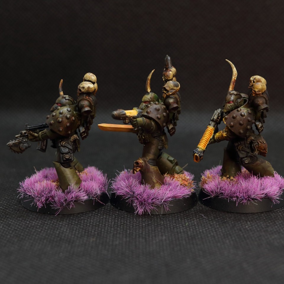 Chaos Kill team Warhammer 40k (nurgle) (Horus heresy) Field of rot | eBay