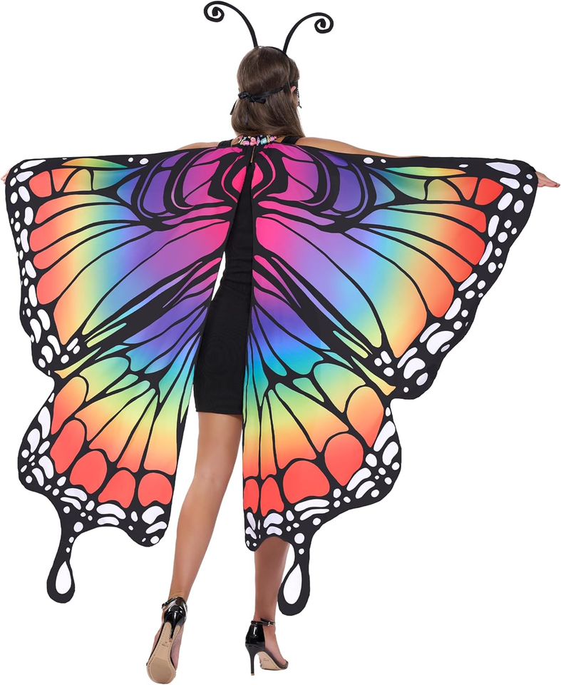 Halloween Butterfly Wings Costume for Women, Butterfly Wings Adult ...