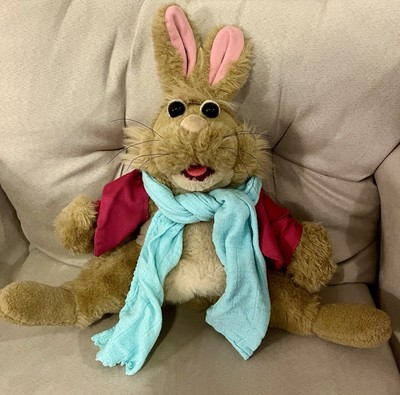 13" Muppet Bean Bunny Puppet Plush Toy Applause Jim Henson Rare | eBay
