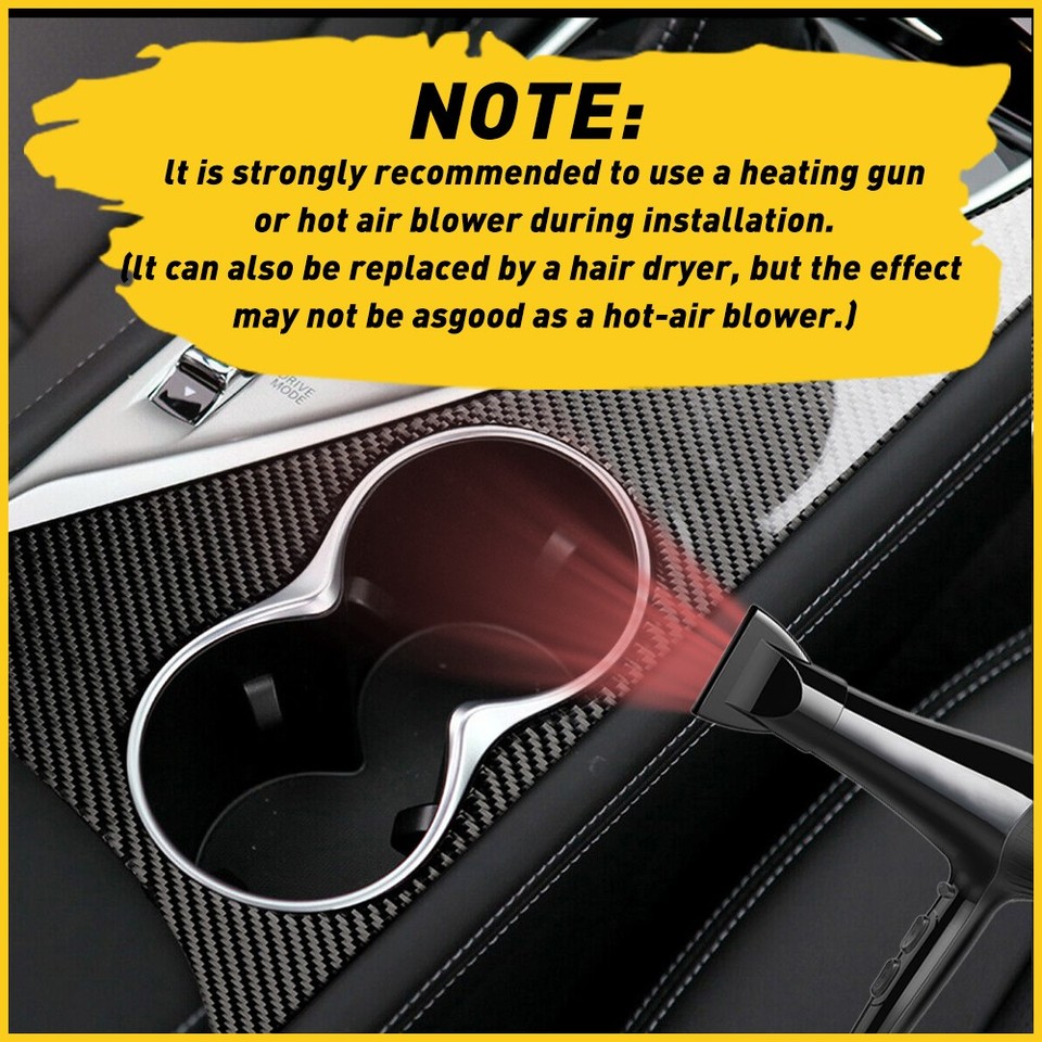 For Infiniti Q50 Q60 2014-19 Interior Decal Trim Carbon Trim Fiber ...