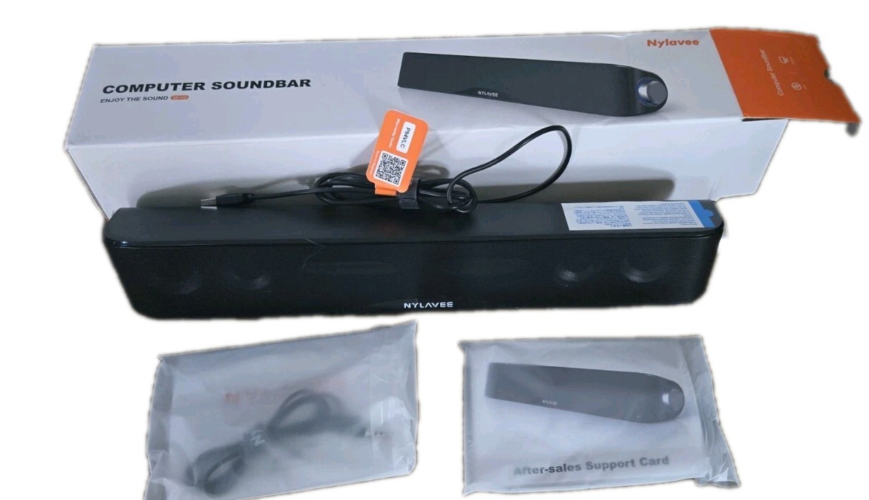 New Nylavee SK100 HiFi Sound Quality 3.5MM Bluetooth 5.0 Computer Soundbar | eBay
