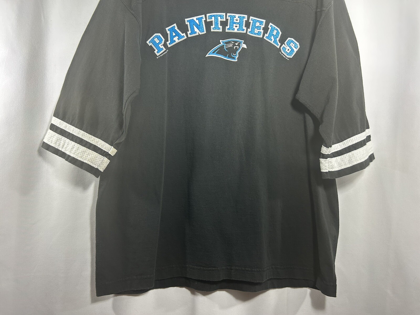 VINTAGE 2000’s Carolina Panthers NFL Logo Men's Gray … - Gem