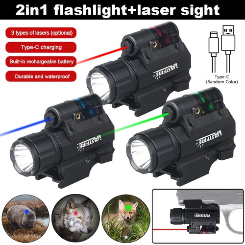 Laser Sight Flashlight Combo Rechargeable for Taurus G2C G3C Glock 17 ...