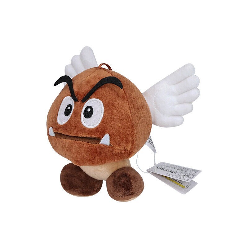 16cm Super Mario Bros GOOMBA with Wing Soft Stuffed Doll Plush Toys ...