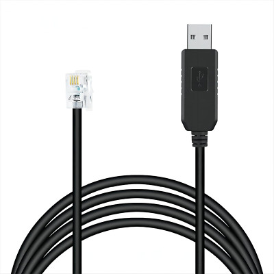 Radar Detector Cable, USB to RJ11 Plug Cable,For Uniden R1 R3 R4 R7 R8 ...