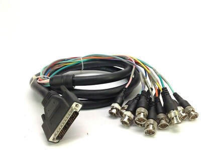 AWM Style 2919 VW-1 Low Voltage Computer Shuttle Cable 13 BNC to 26 Pin ...