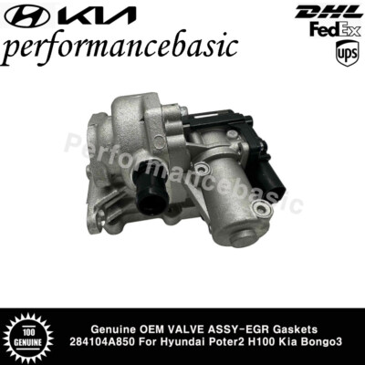 Genuine OEM VALVE ASSY-EGR Gaskets 284104A850 For Hyundai Poter2 H100 ...