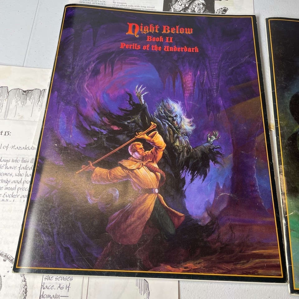 AD&D Night Below An Underdark Campaign Box Set 1125 TSR adventure ...