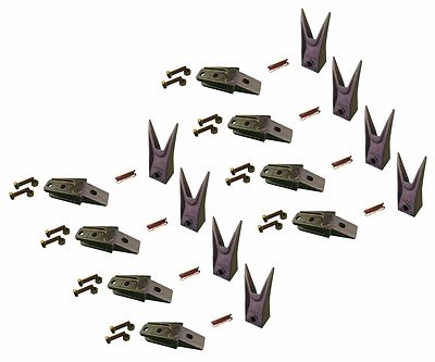 8 - Bobcat Style Mini Ex, Skid Bucket Shank, Rock Tooth & Pin - 7107324 ...