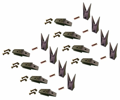 8 - Bobcat Style Mini Ex, Skid Bucket Shank, Rock Tooth & Pin - 7107324 ...