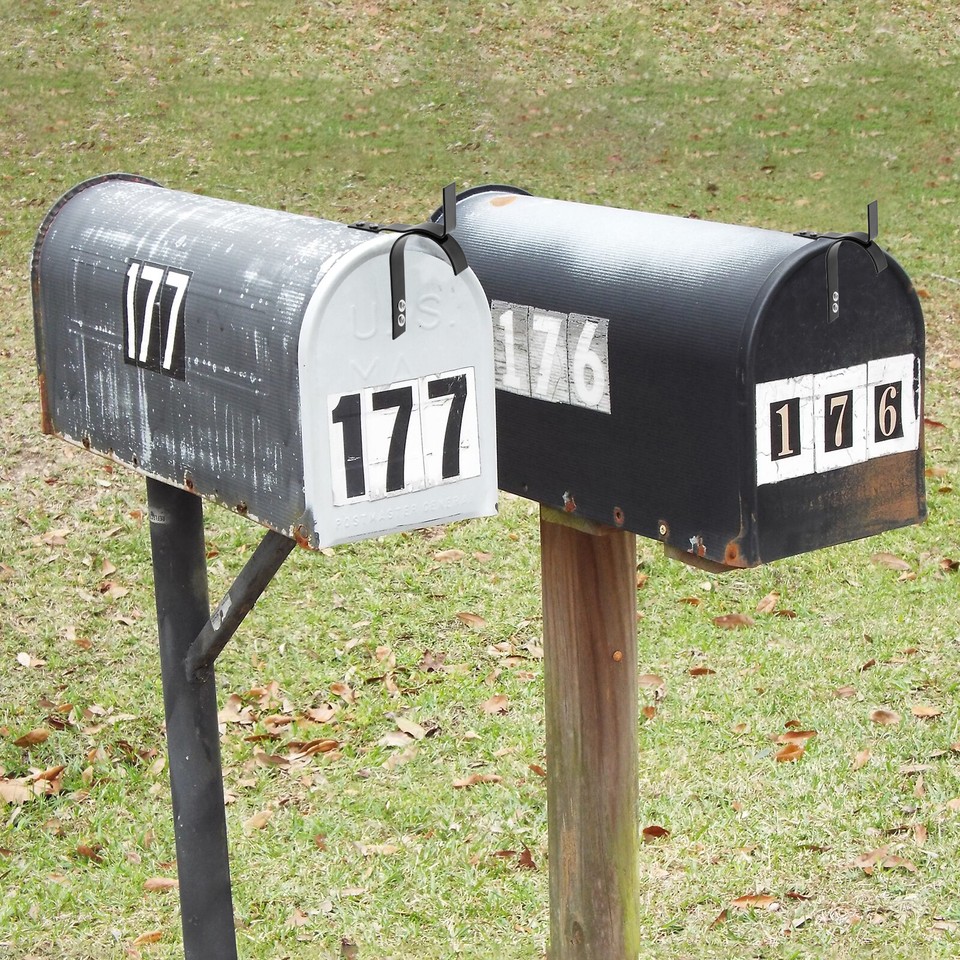 Mailbox Latch and Handle Kit Post Box Latch Hardware Secure Replacement ...