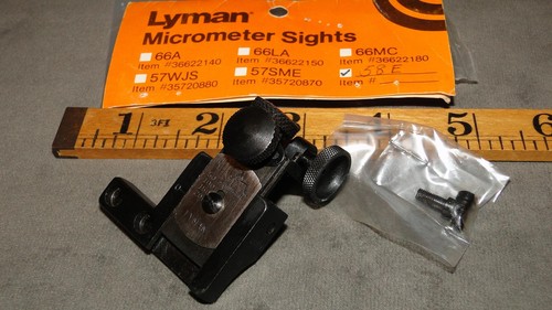 Lyman 58 E scope height receiver / target sight & disc Winchester Model ...