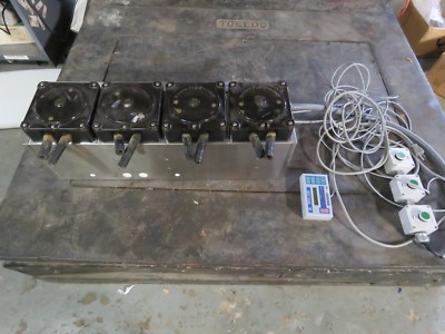 KNIGHT 677904 MULTI FLOW CONTROL w/ PUMPS CHEMICAL DISPENSER USED | eBay