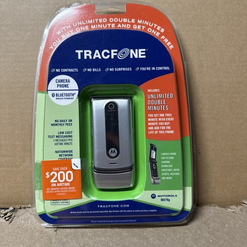 TRACFONE MOTOROLA W376G SILVER FLIP PHONE. NEW | eBay