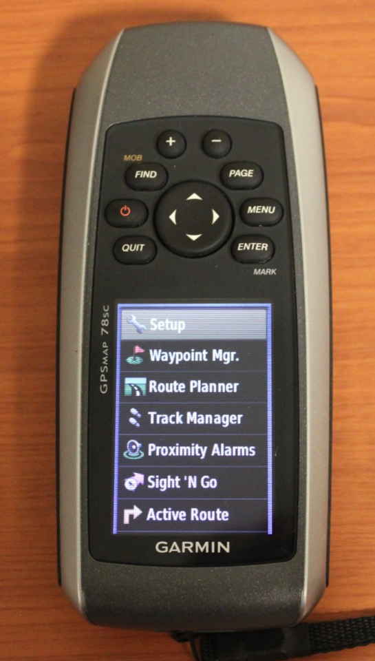 Garmin GPSMAP 78sc Handheld GPS Receiver Navigation Computer MISSING ...