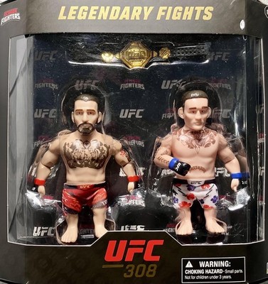 UFC Octagon Fighters 308 Topuria Vs Holloway Plastic Toy Figure Set ...