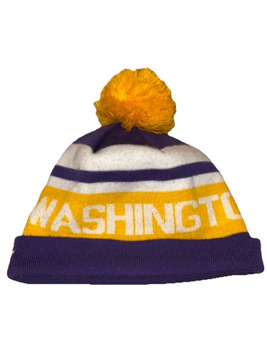 Vintage Nike Washington Huskies UDUB Purple, White, Yellow Pom Pom Knit ...