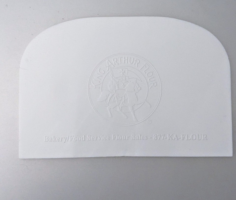 King Arthur Scraper 2 Pack Plastic Pizza Dough/Sourdough Flour Pastry ...