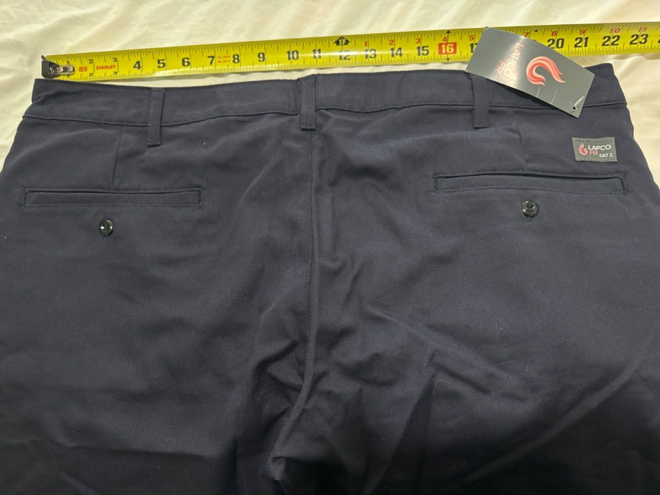 Flame Resistant Pants Mens 44x31 LAPCO FR Blue Trousers Workwear CAT2 ...