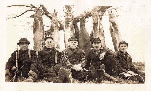 UP 1940s DEER HUNTING Trophy Bucks HAPPY HUNTERS in Michigans Upper ...