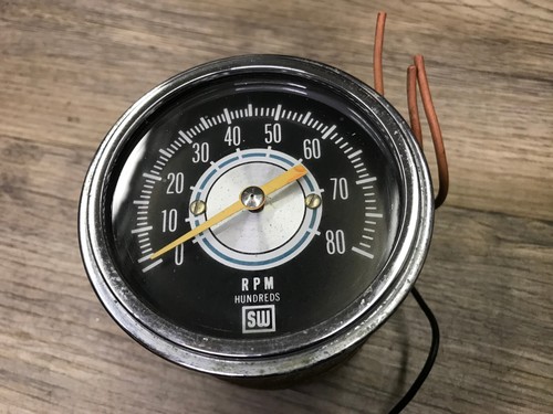 STEWART WARNER S/W GREEN LINE 8000 RPM TACHOMETER C-G | eBay