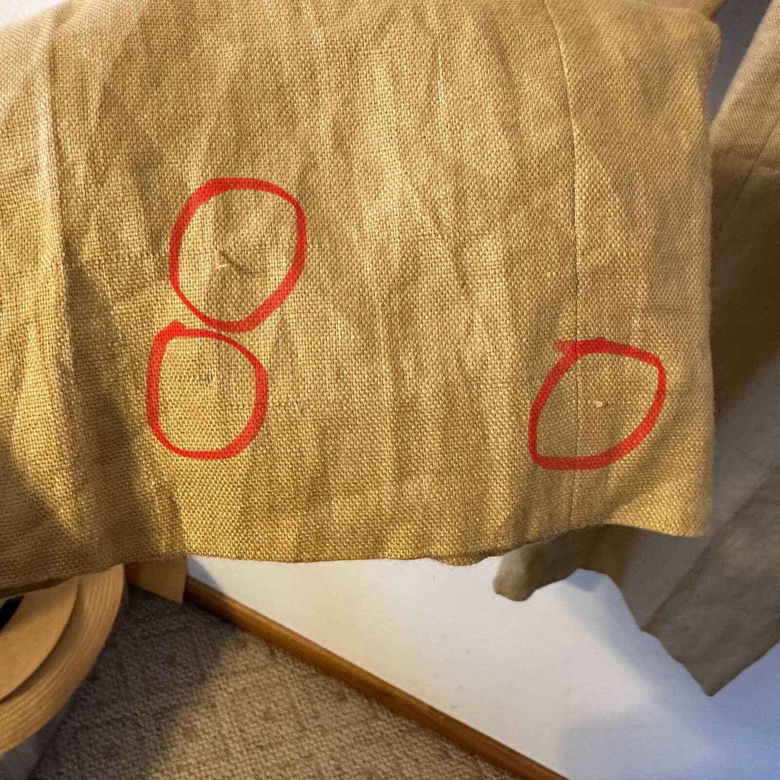 Lauren Ralph Lauren Sanderson Camel 100% Linen High W… - Gem