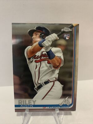 2019 Topps Chrome #37 Austin Riley Rookie RC World Series Champ | eBay