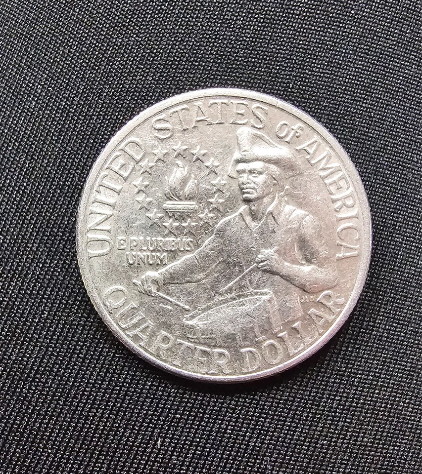 1876-1976 Bicentennial Washington No Mint Error Quarter Coin Drummer ...