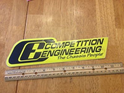 Vintage Competition Engineering sticker decal | eBay