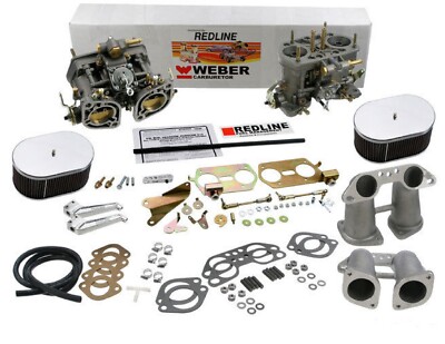 Weber Redline Carburetor Kit VW Bus Type 2, Type 4, Porsche 914 Dual ...