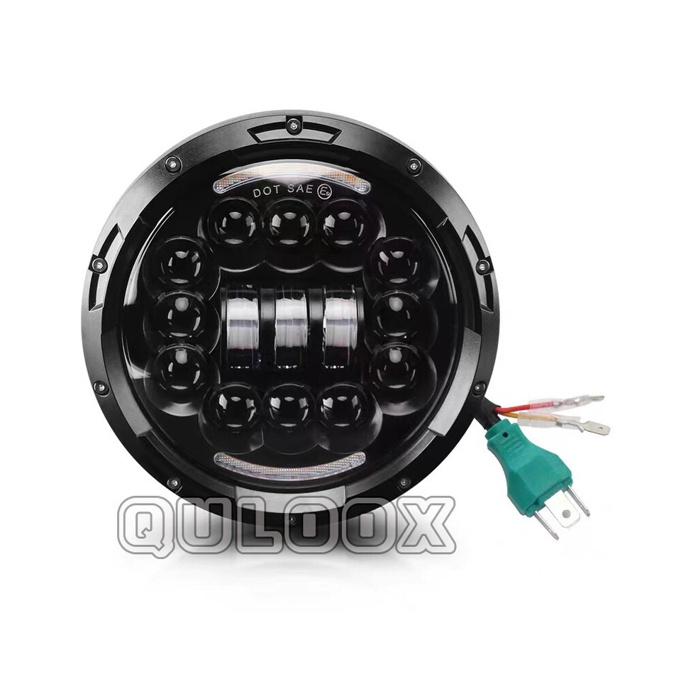 for Hummer H2 2003-2009 Pair DOT 7 inch Round LED Headlights DRL High ...