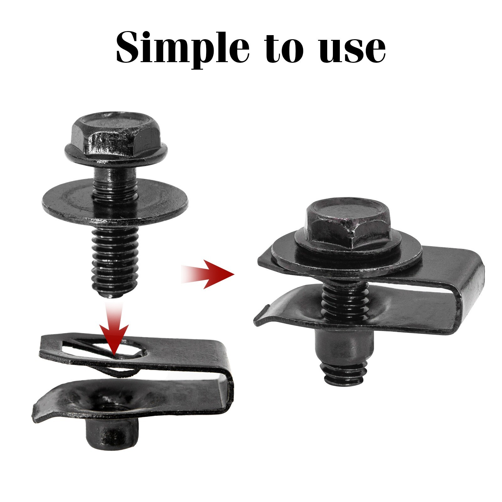 FOR FORD UNDERTRAY SCREWS ENGINE UNDER COVER SPLASH GUARD TRIM PANEL ...